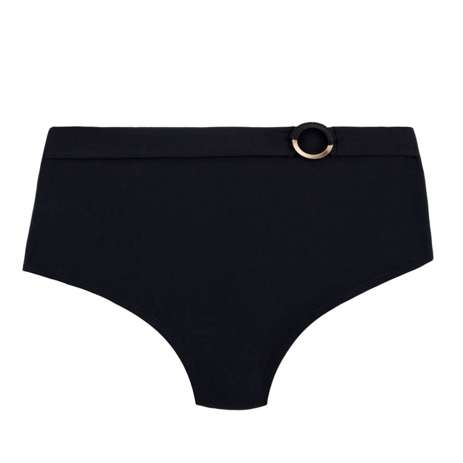 Aubade Bas Maillot Bain Culotte Haute Secret Cove Noir Effetdesoi