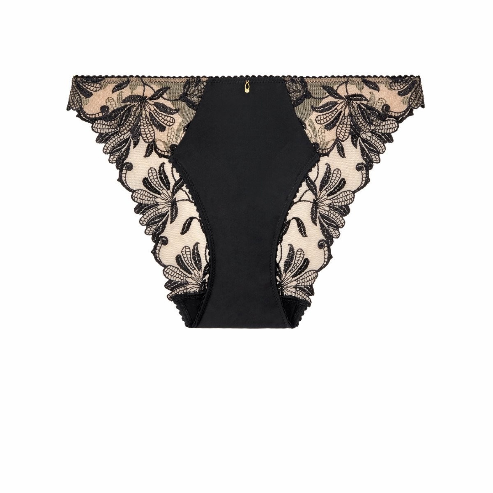 Aubade Lovessence Slip Italien Noir Effetdesoi