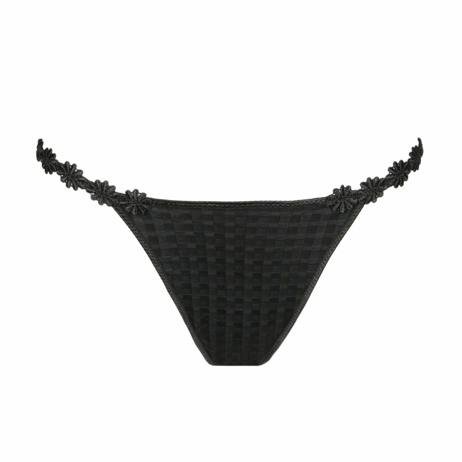 MARIE JO String Ficelle Avero Noir Effetdesoi
