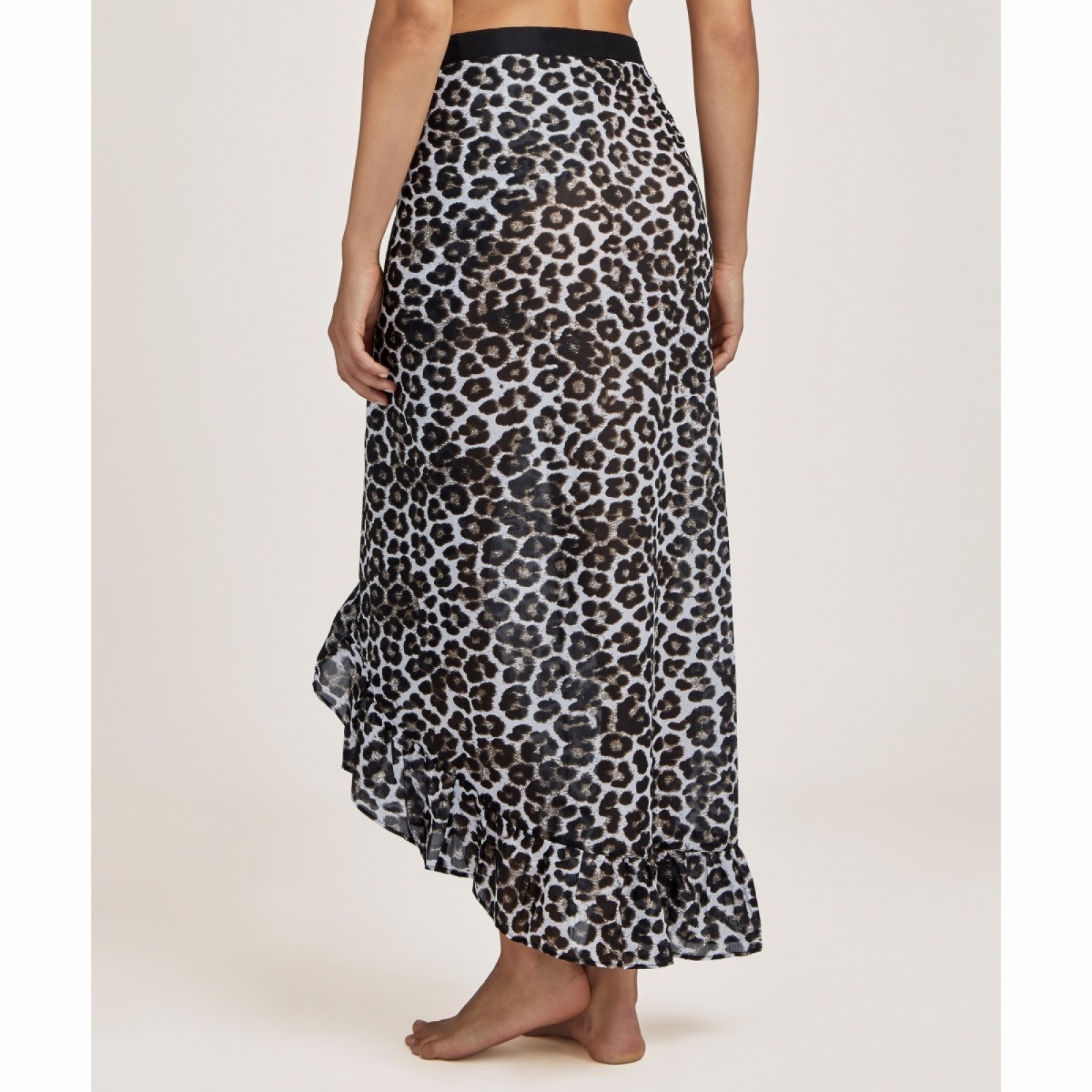 Paréo Long AUBADE MAILLOT DE BAIN Entre Dunes et Vagues Panthère Effetdesoi