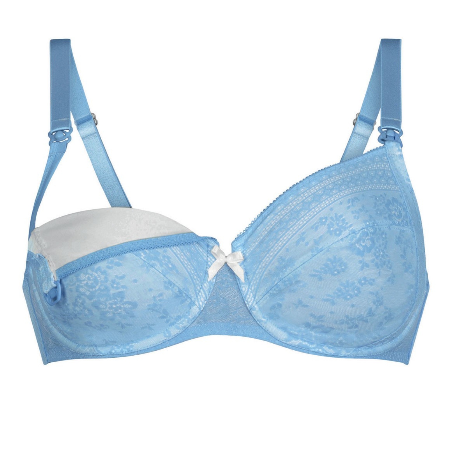 Soutien-gorge allaitement Armatures ANITA Fleur Bleu Poudré Effetdesoi