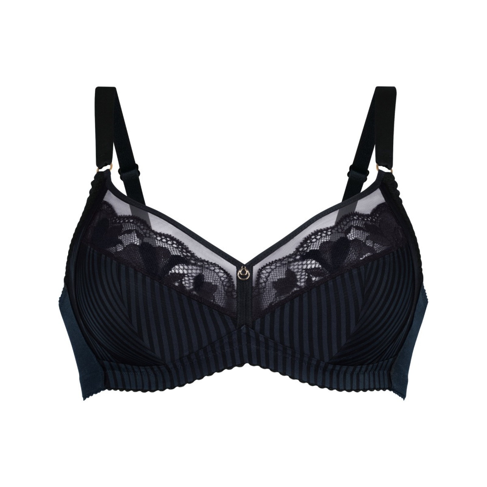 Soutien-Gorge Sans Armatures Rosa Faia Sita Noir Effetdesoi