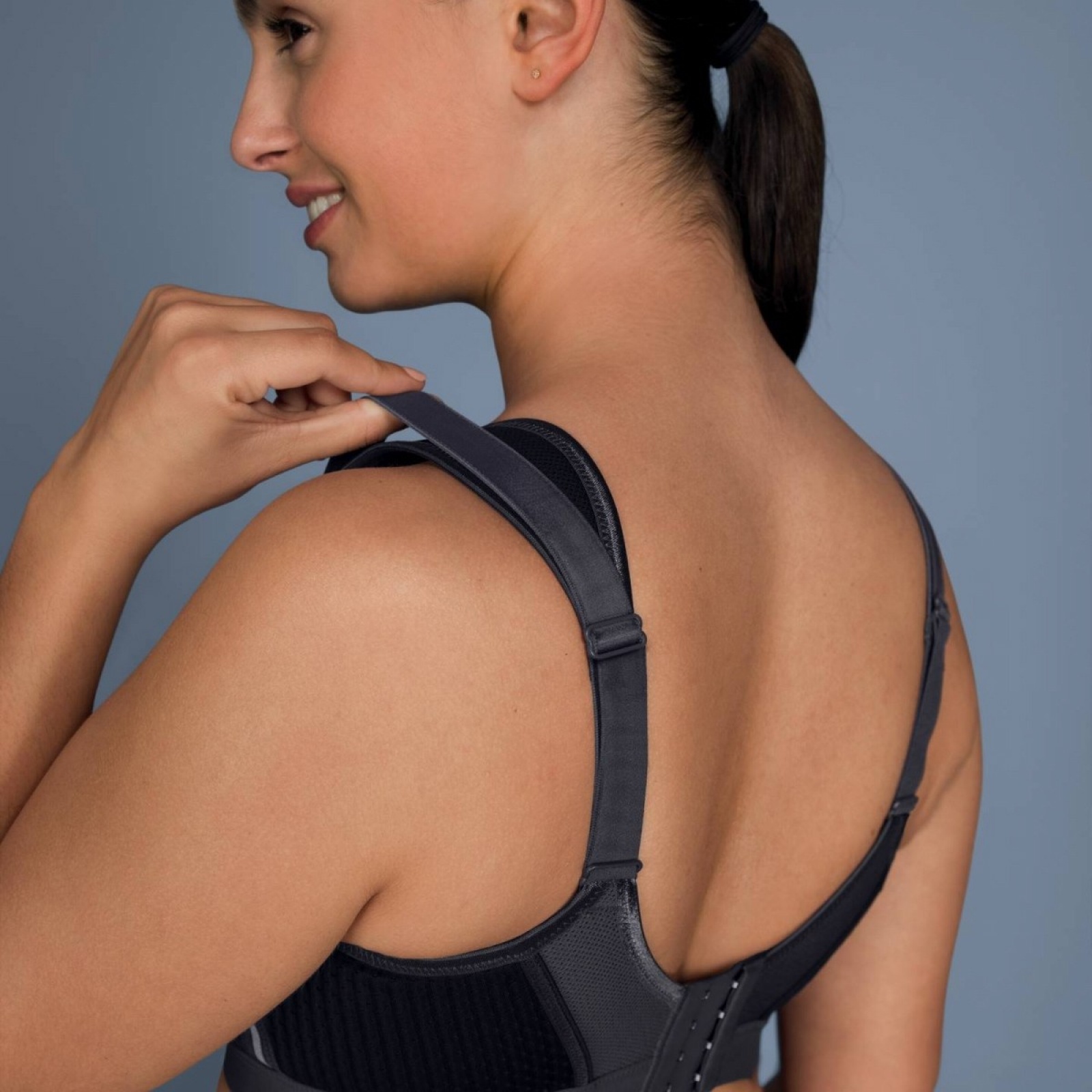 Soutien Gorge Sport Anita Active Extreme Control Plus Noir Anthracite